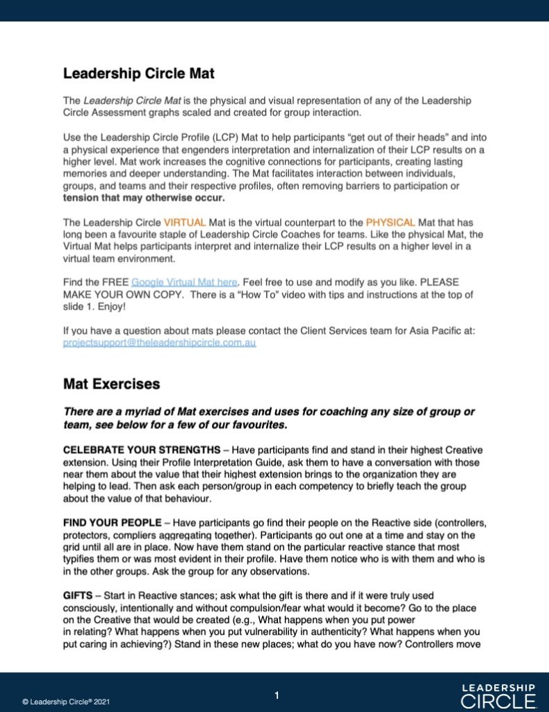 LCgo-Australia - Leadership Circle